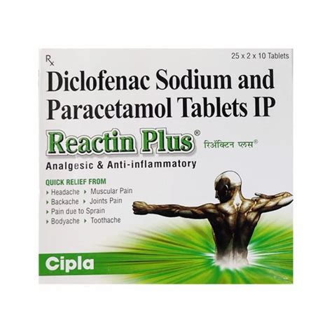 Reactin Plus Tablet At Rs 35stripe Nagpur Id 2854993893162