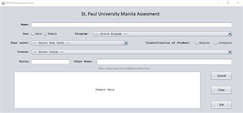 Github Bocyejassessment Form Java Assessment Form Created And