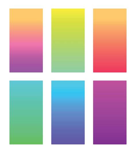 Abstract Gradient Color Palette Background Collection 20562864 Vector Art At Vecteezy