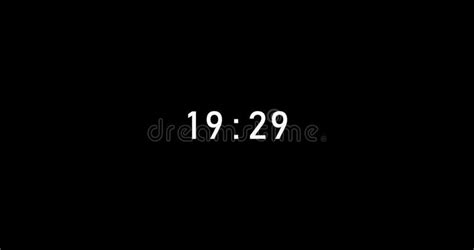 39 Seconds Digital Timer Countdown Animation Is Isolated On Black Background Countdown Timer