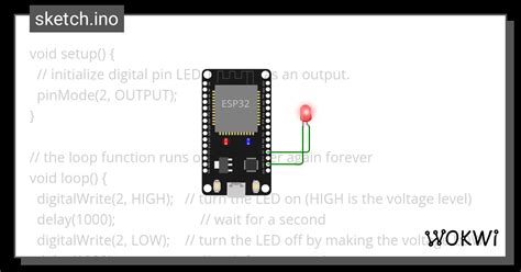Ledblinking Wokwi Esp32 Stm32 Arduino Simulator Ledblinking Wokwi Esp32 Stm32 Arduino Simulator