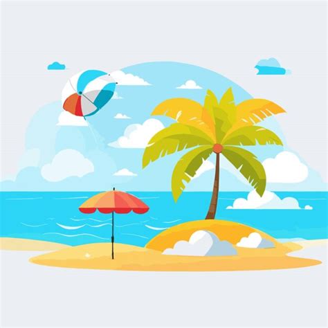 Premium Vector Summer Background Vector