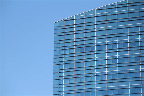 Sacramento Blue Sky Glass Facade Building Free Image Download