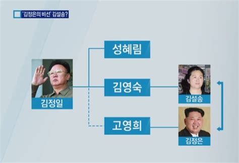 김정은 이복누나 김설송 영향력 막강북한의 최순실” 소다