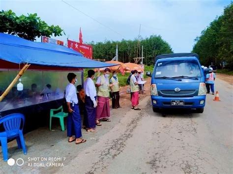 မွန် ပြည်နယ်၊လမိုင်းမြို့၌ ကိုဗစ် ၁၉ ရောဂါကာကွယ်ထိန်းချုပ်နိုင်ရေးလုပ