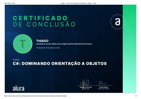 Csharp Orientacaoaobjetos Aprendinaalura Thiago Xavier Barreiros