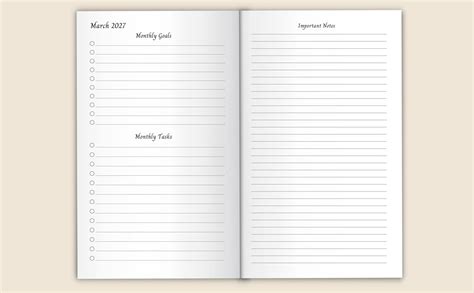 Pocket Calendar 2027 2028 For Purse Small Size Two Year