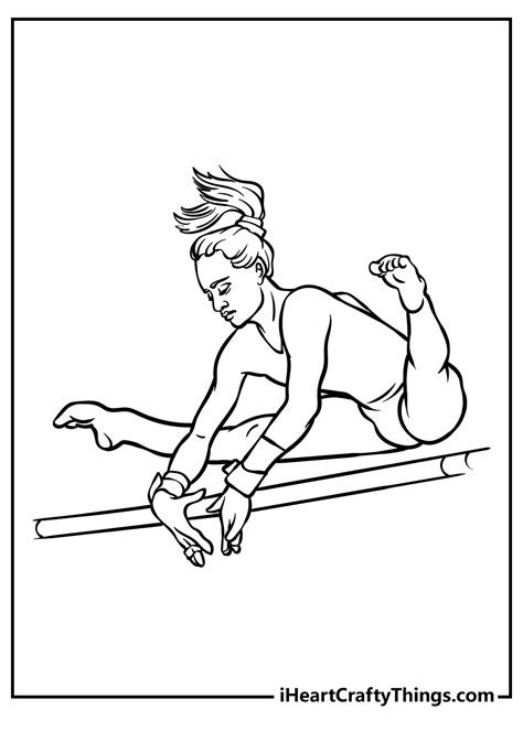 46 Free Gymnastics Coloring Pages Easy Pdf Printables