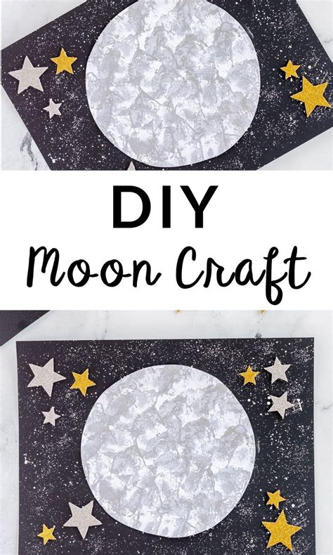 Moon Craft Moon Crafts Space Crafts Elementary Art Projects