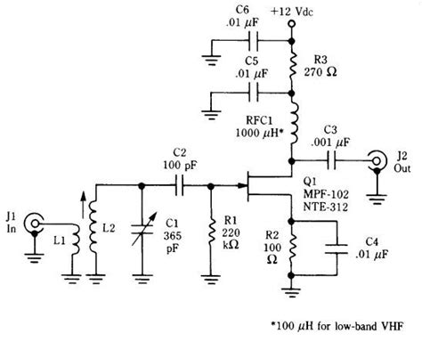 RF Amplifier And Preselector Circuits Basic Electronic Circuits
