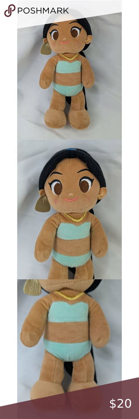 Disney Princess Jasmine Doll Nuimo Plush Aladdin 7 Inch No Clothes Stuffed Read Disney