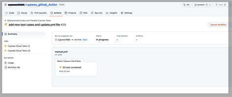 How To Run Cypress Test Case Parallelly In Cypress Cloud And Cicd