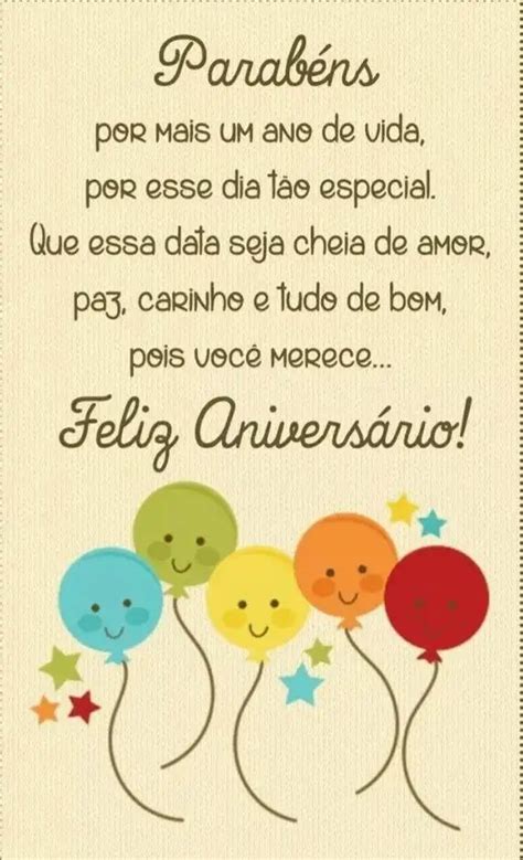 Frases De Feliz Aniversário Com Carinho Amor Muita Admiração E