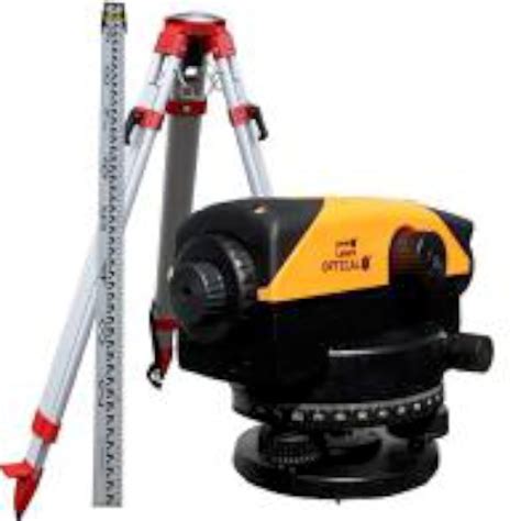 Dumpy Level Kit 26x Tripod And Staff Optical1 Prime Supplies