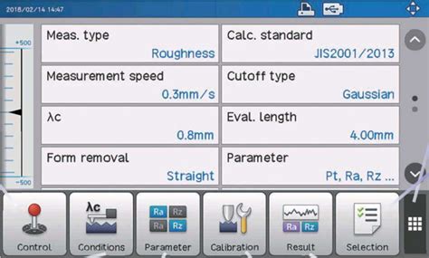 Accretech Surface Measuring Instruments With Electric Column Surfcom Touch 550 Msp Metrology