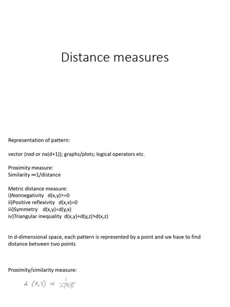 Distance Measures Pdf