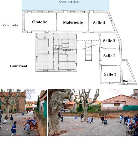 Plan De Lécole Ecole Privée Catholique Var Ecole Anne De Guigné