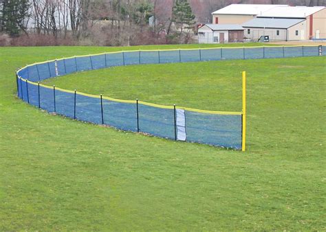 In Ground Portable Fencing For Baseball And Softball Coversports