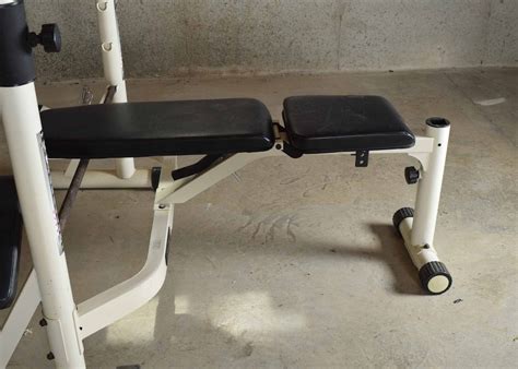 Mpex Powerhouse 1950 Weight Bench System And Accessories Ebth