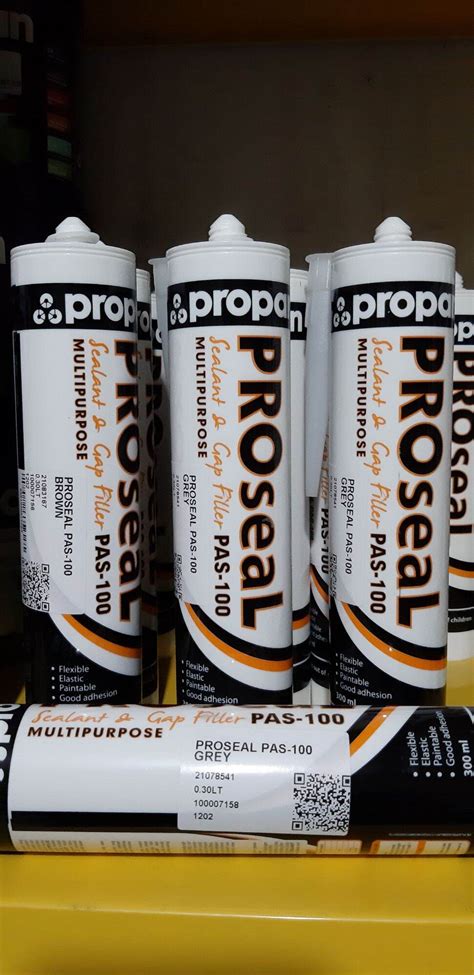 Proseal Propan Lem Silicone Sealant Acrylic 100 Gap Filler 300ml