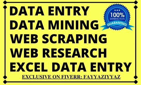 Fayyaziyyaz I Will Do Data Entry Web Research Web Scraping Ms Excel