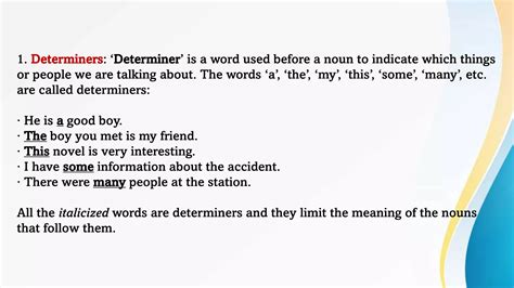 Determiners Grade 9 Pdf