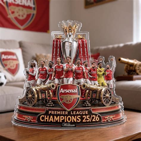 Arsenal Replica Trophy Etsy Uk