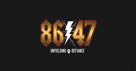 8647 Acdc Anti Trump Anti Maga 86 47 T Shirt Teepublic