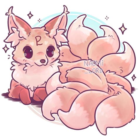 Naomi 🪐 Bonus Almost Planet Fox Its Pluto With 9 Tails Because