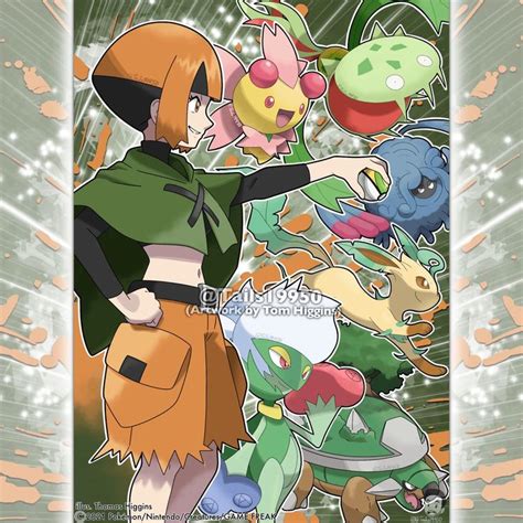 Gardenia ナタネ Natane Pokemon Pokemon Teams Pokemon Vs Digimon