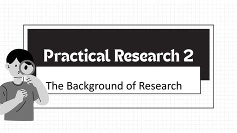 The Background Of Research For Quantitative Research Ppt