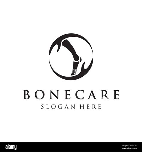 Bone Or Orthopedic Logo Design For Bone Care And Bone Health Stock