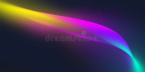 Abstract Multicolor Light Beam Background Illustration With Glow Effect