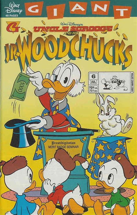 Walt Disney Giant 6 Vf Gladstone Comic Book