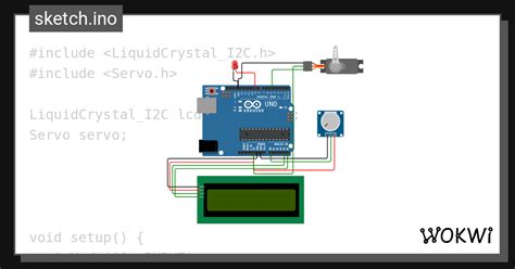 Volumn Led Servo Wokwi ESP STM Arduino Simulator