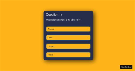 quiz final codesandbox