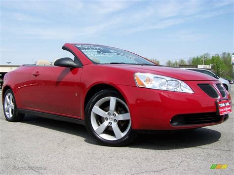 2007 Crimson Red Pontiac G6 Gt Convertible 8707073