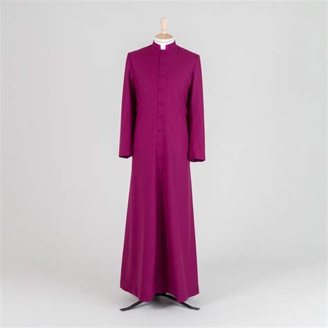 Mens Bespoke Roman Purple Single Breasted Cassock Watts And Co