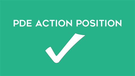 Statement Pde Action Supports The Combatting The Lies Of