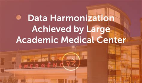 Data Harmonization Achieved By Large Academic Medical Center