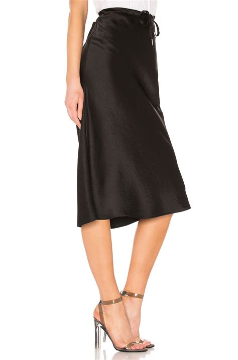 Alexander Wang Wash And Go Woven Drawstring Skirt In Black Revolve