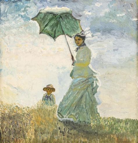 Claude Monet Woman With Parasol Madame Monet And Her Son Mutualart