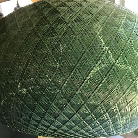 Green Swag Spaghetti Fiberglass String Hanging Lamp Gold Etsy