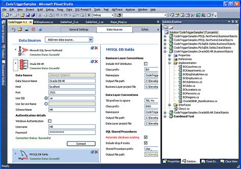 Code Trigger Code Generation Tools For C Wpf Wcf Sql Serveroracle