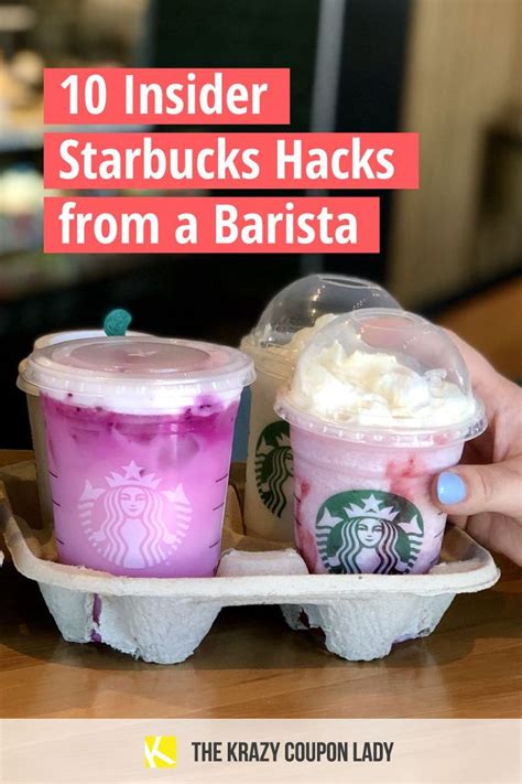 The 15 Best Starbucks Hacks: How to Save BIG at Starbucks in 2024 | Starbucks hacks, Free ...