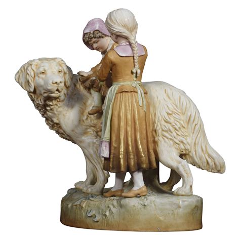 Royal Dux Bohemia Large Porcelain Sculpture, 1900s at 1stDibs