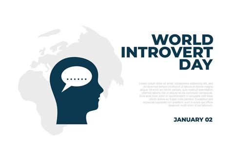 World Introvert Day Background Celebrated On January 2nd 16894280