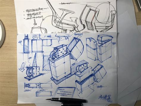 钢笔手绘速画 普象网