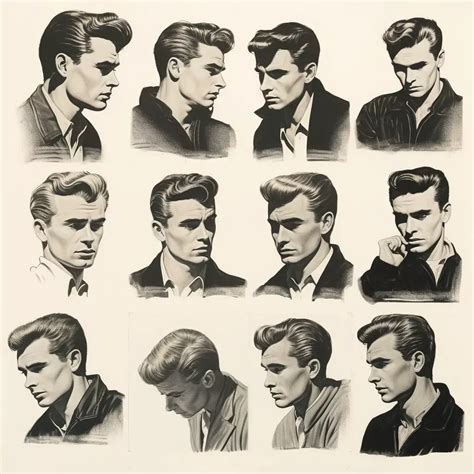 Iconic 1950s Hairstyles For Men Then And Now Haare 50er 50er Jahre