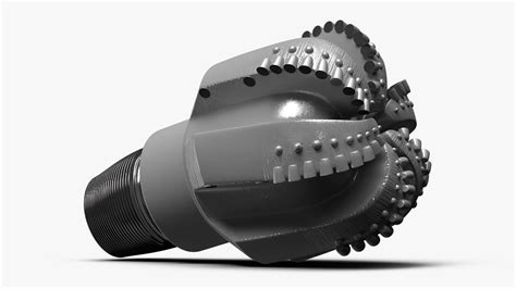 3d Drilling Rig Bit Pdc Model Turbosquid 2274966